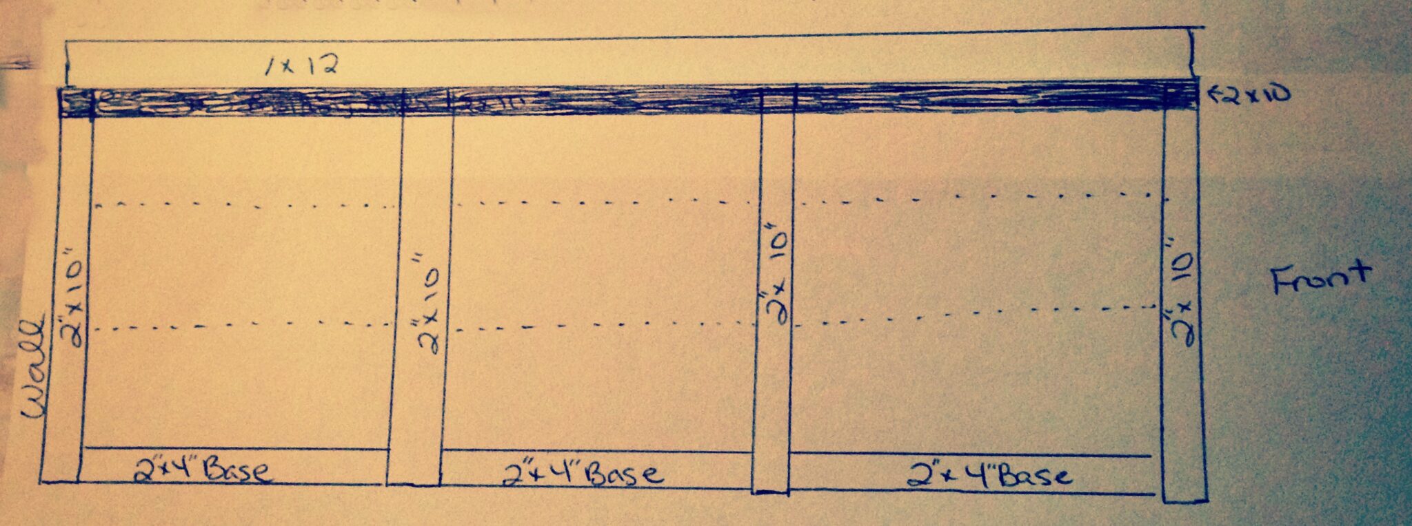 DIY Built In Railing Bookcase