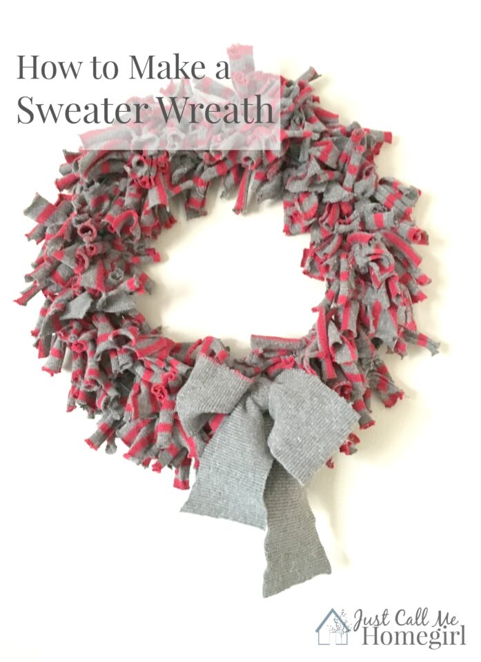 How To Make A Sweater Wreath