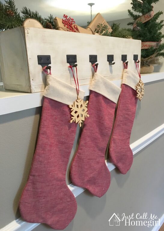 DIY Box Stocking Holder